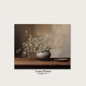 Rustic Spring Flowers Painting, PRINTABLE ART, Vintage Floral Art ...