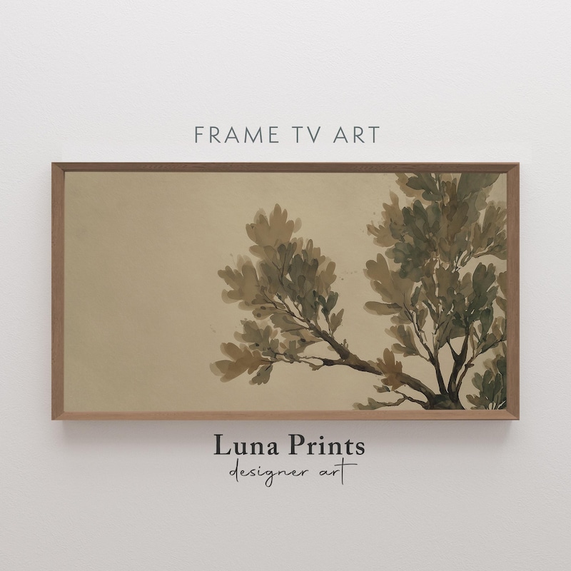 Frame Tv Oak Tree - Etsy