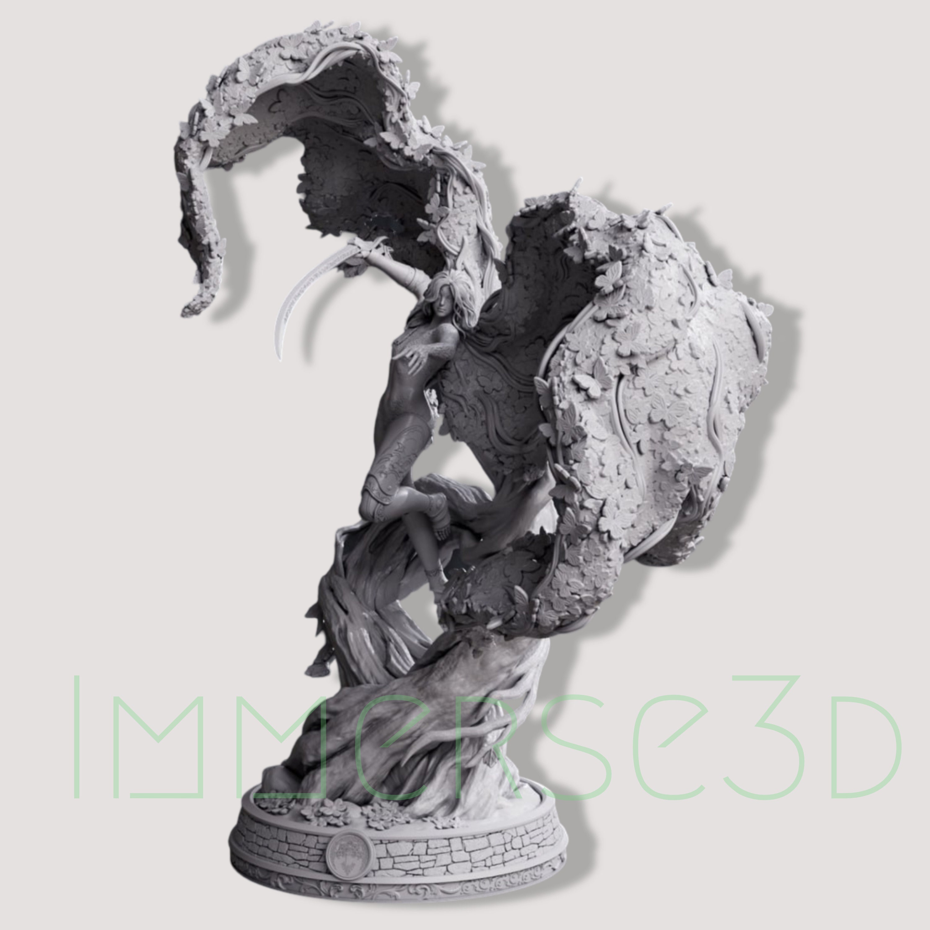 Malenia, Elden Ring High Quality 3D STL File, 3D Digital Printing STL ...