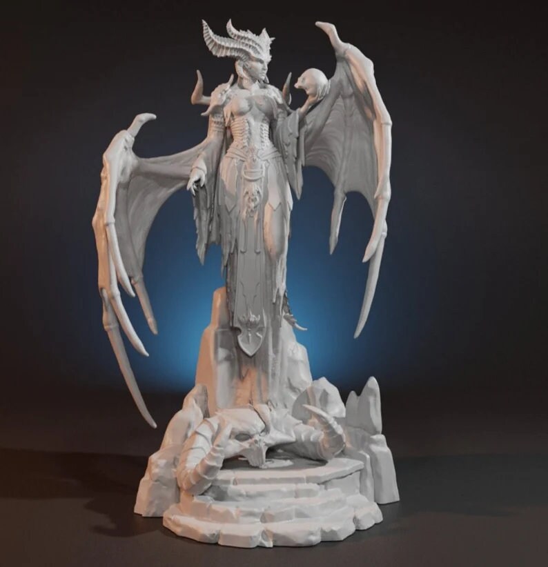 Lilith Diablo 3d STL, Diablo Lilith 3D Model Print Files, Diablo Lilith ...