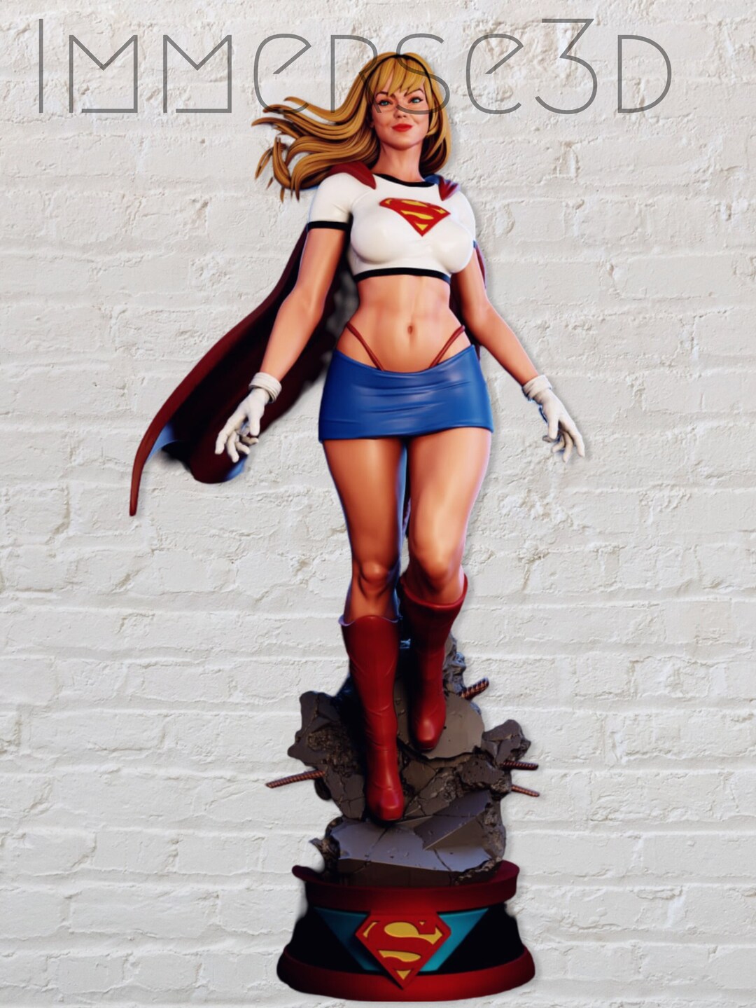 Super Girl V2 High Quality STL File, 3D Digital Printing STL File for 3D Printers - Etsy
