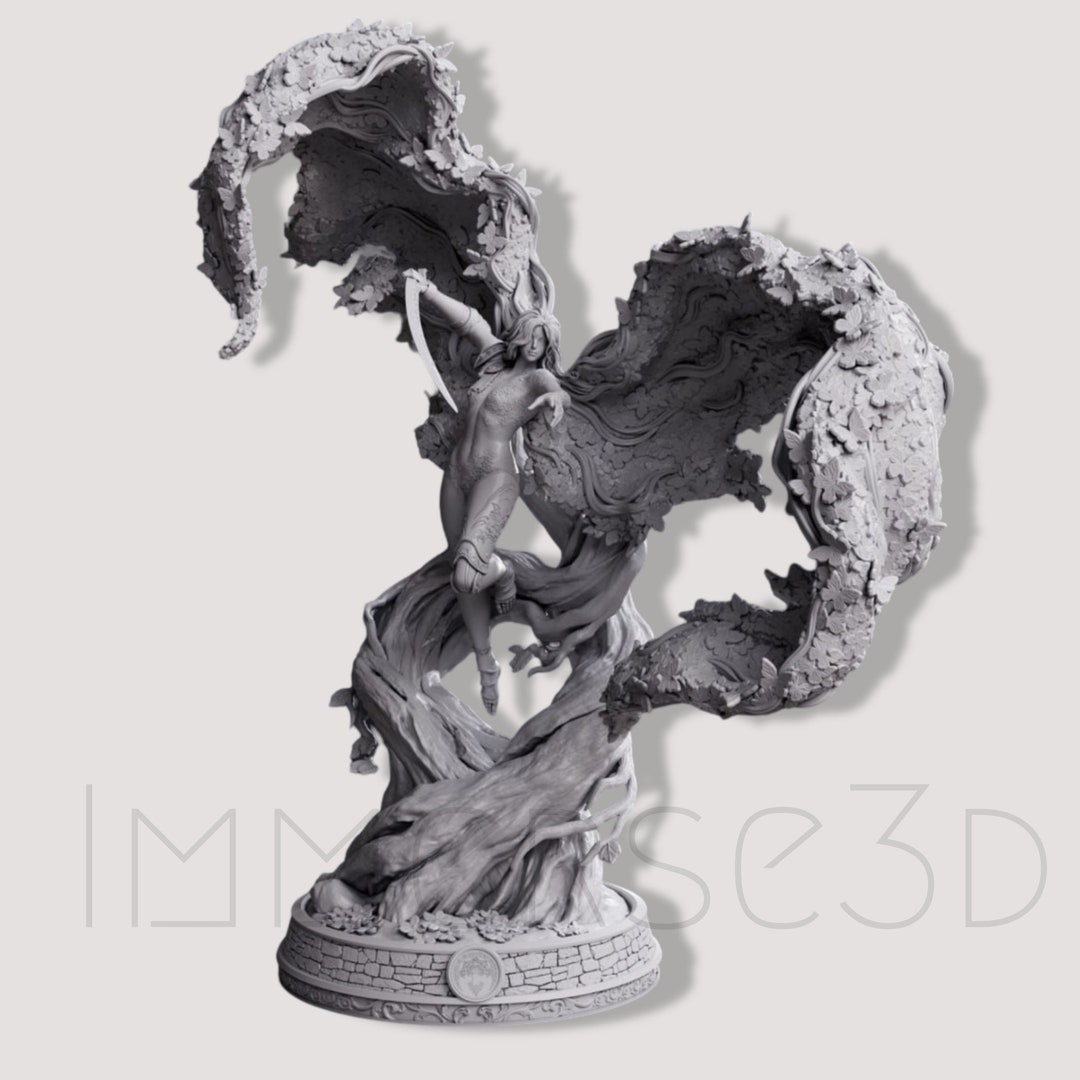 Malenia, Elden Ring High Quality 3D STL File, 3D Digital Printing STL ...