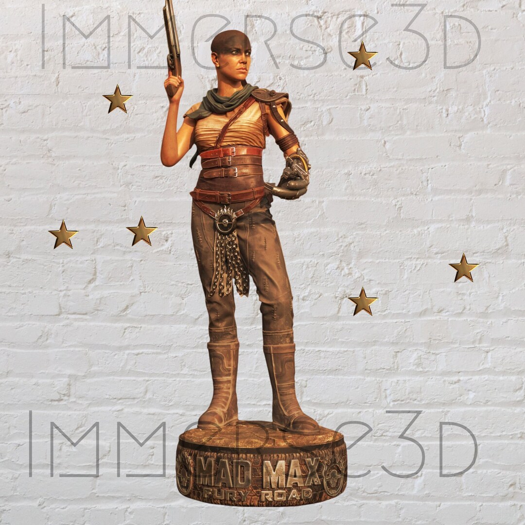 Furiosa: A Mad Max Saga Road Statue and Bust High Quality STL File ...