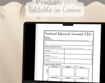 Behavior Intervention Plan | BIP at a Glance | Digital Download ...