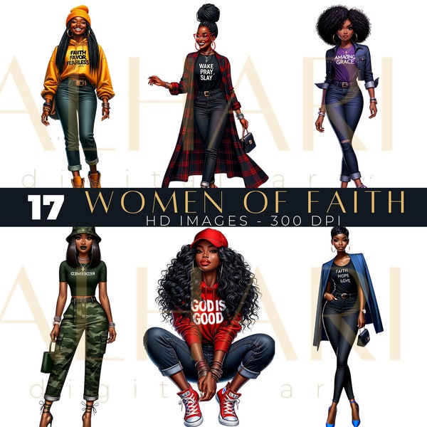 Black Woman Clipart - Etsy