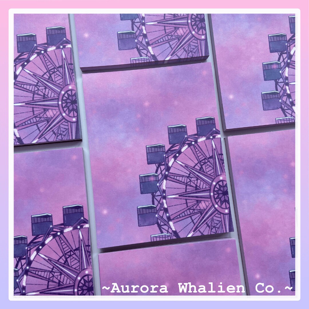 SALE | Kpop TXT Fanart Ferris Wheel Notepad | Tubatu Memo Pad ...