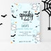 One Spooky Dude, First Birthday Invitation, Halloween, Print at Home ...