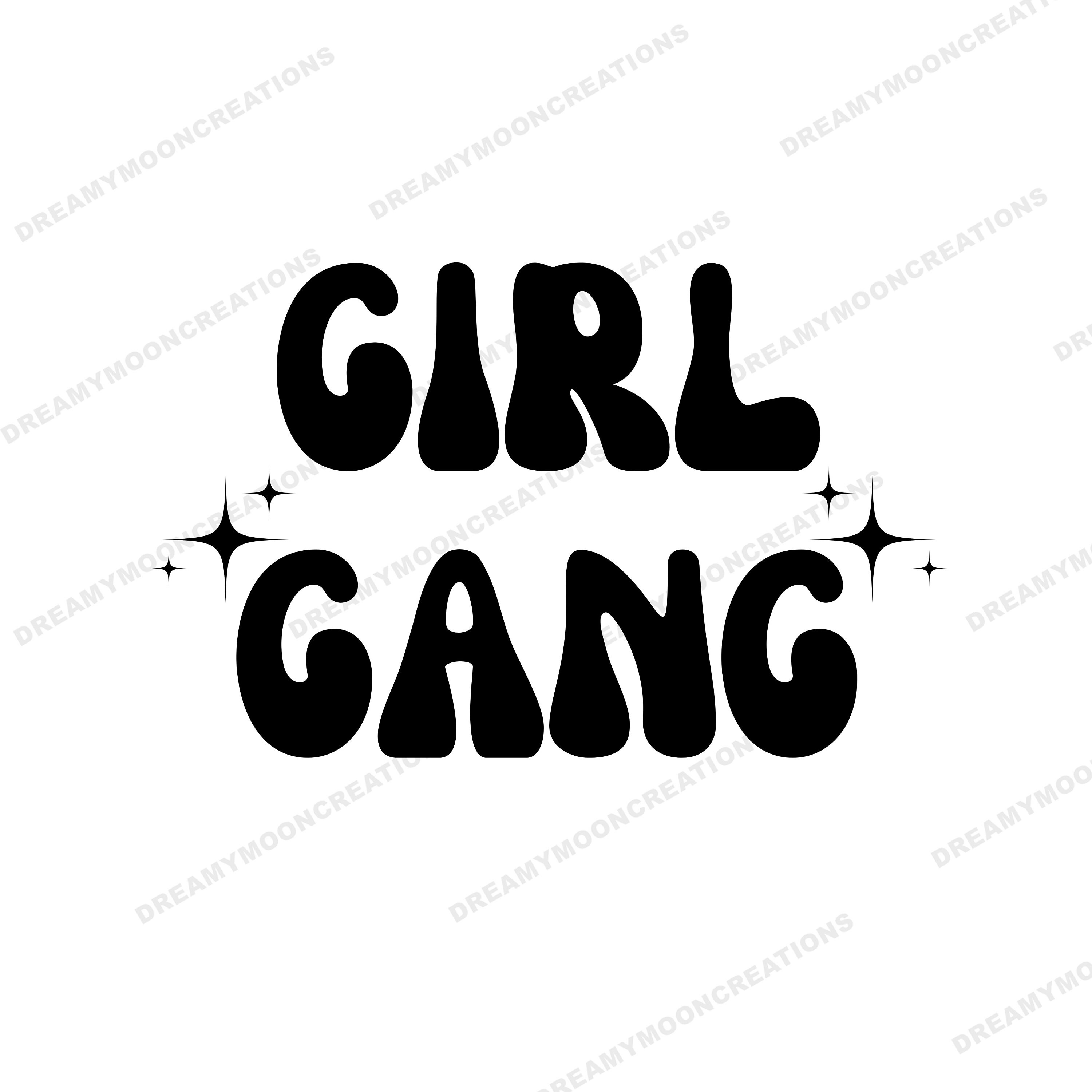 Girl Gang Svg, Retro Svg, Feminist Svg, Toddler Shirt Svg, Retro Todder ...