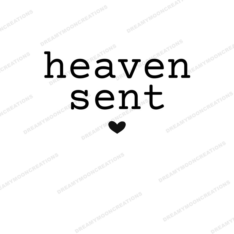 Heaven Sent SVG, Cute Baby SVG, Newborn SVG, Pregnancy Announcement Svg ...