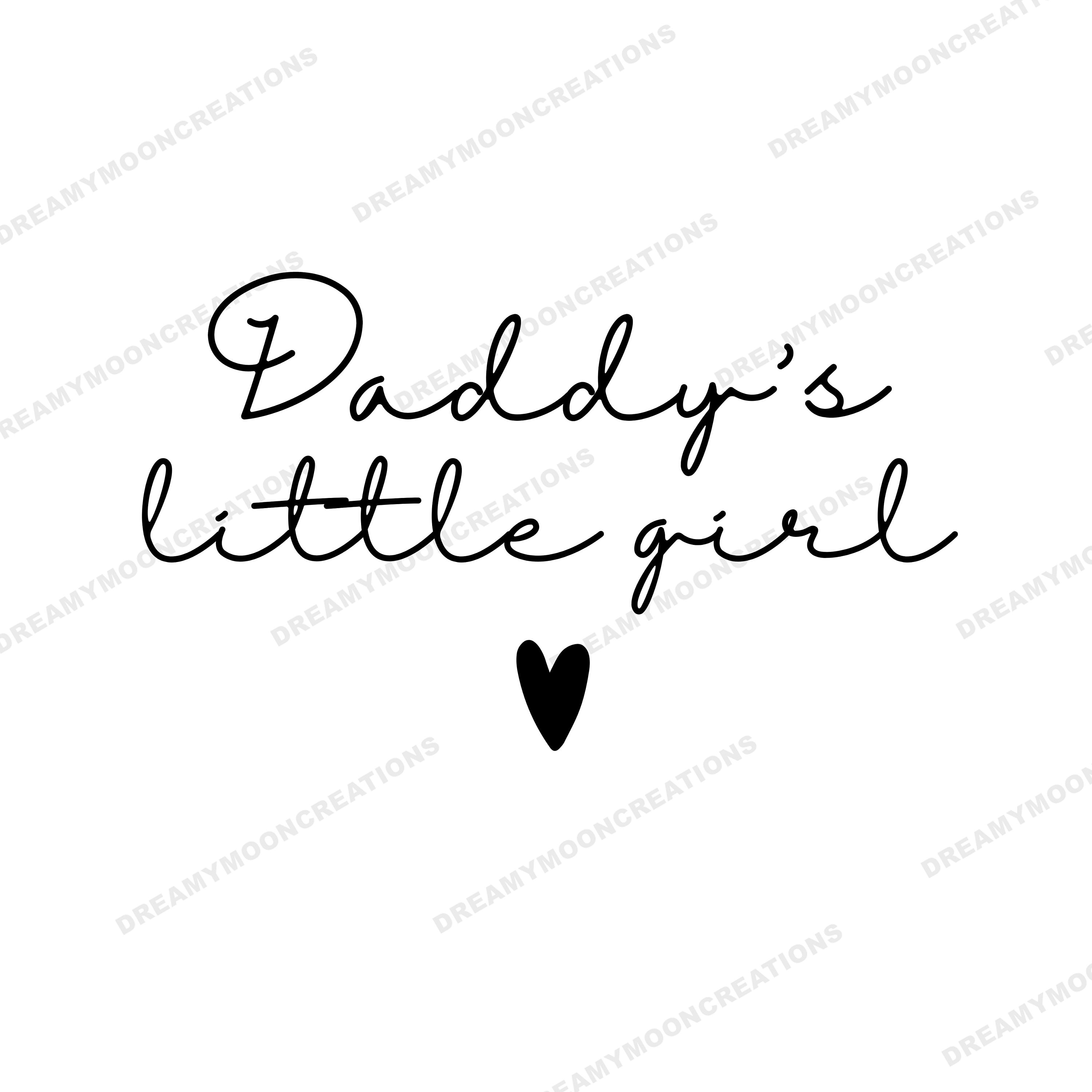 Daddy’s Little Girl SVG, Cute Baby SVG, Newborn SVG, Daddy’s Girl Svg ...