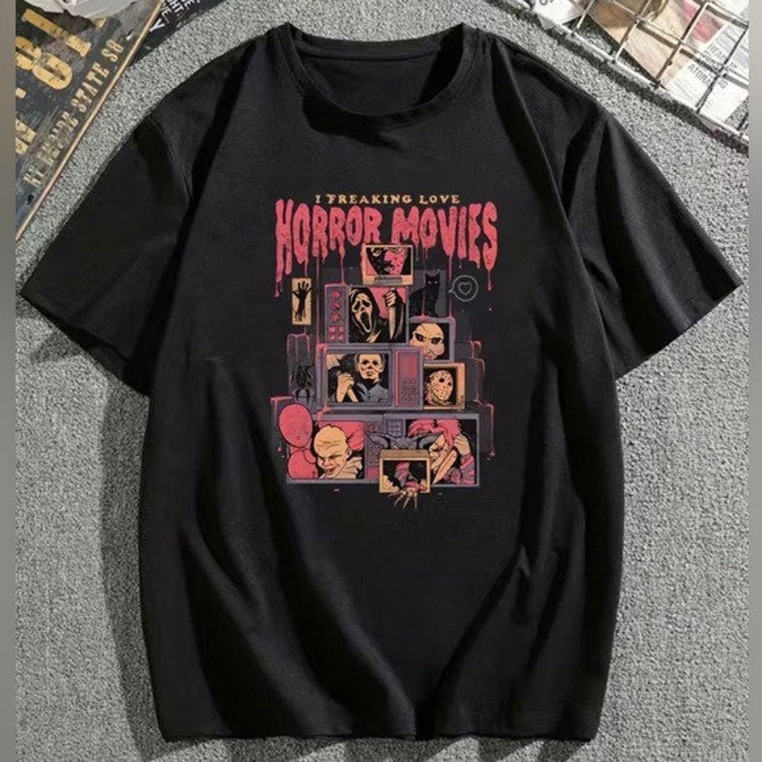 New Mens Horror Movies Tshirt Halloween Shirt Scary T - Etsy