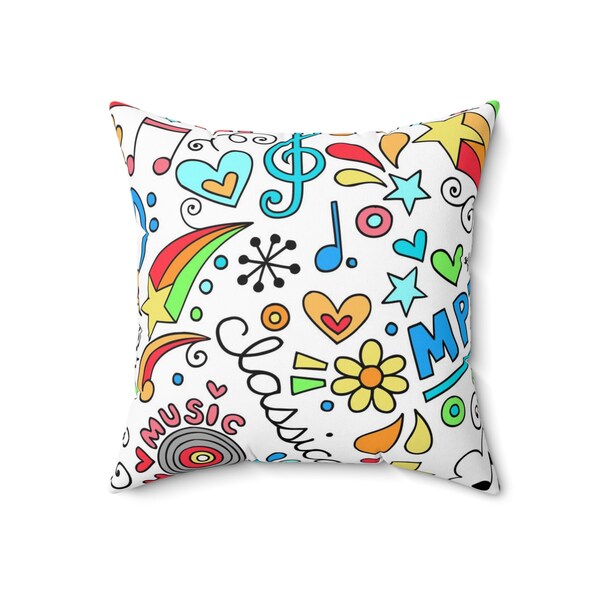 Treble Clef Pillow - Etsy