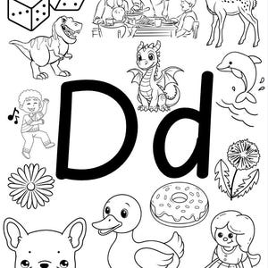 Alphabet Coloring Sheets - Bulk Pack (26 Pages) - Etsy