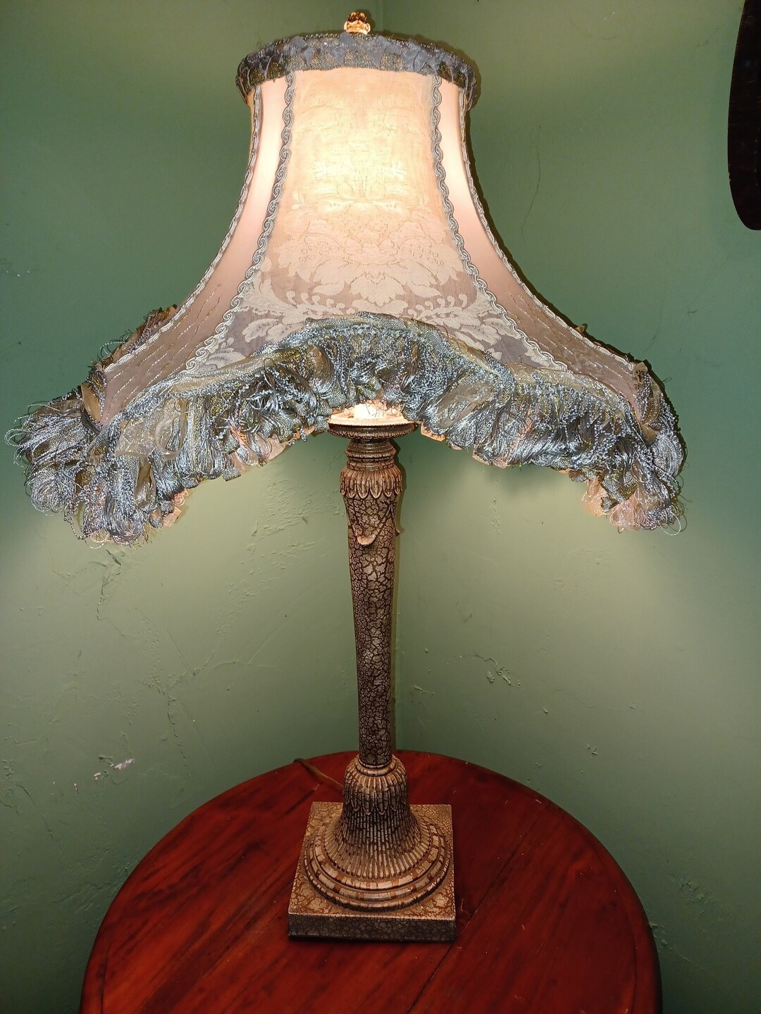 Bohemian Elegance Victorian Shade & 3-way Lamp - Etsy