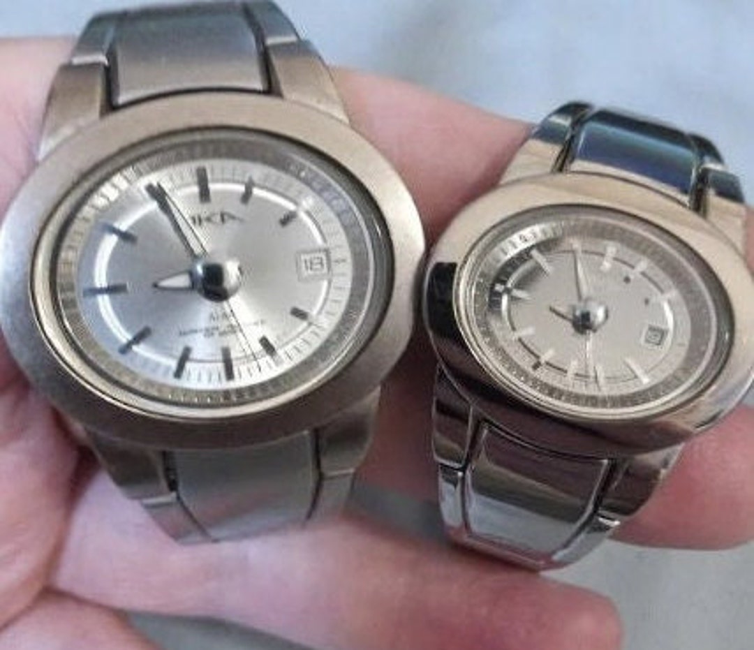 Matching Pair of Vintage JDM AKA Alba His and Hers Quartz Watches ...