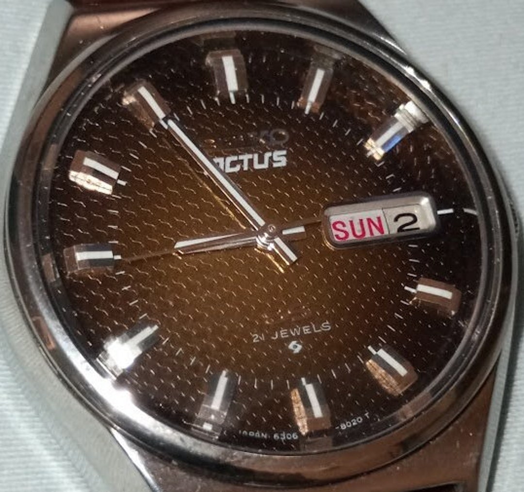 Overhauled Vintage JDM Seiko Actus SS Automatic, 6308-8030, Gradient ...