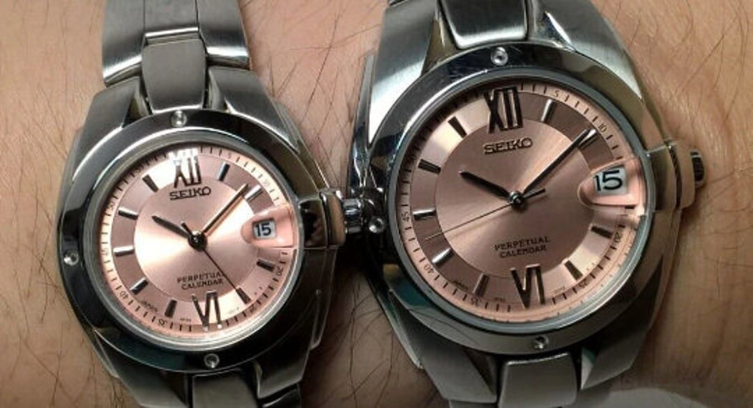 Matching Pair of JDM High End Seiko Perpetual Calendar, High Accuracy ...
