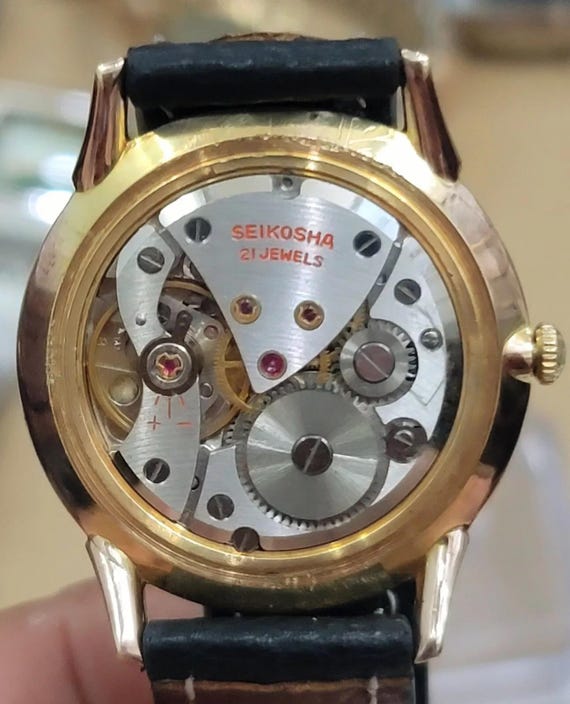 Beautiful JDM vintage Seiko Cronos, 21J, 150300 manua… - Gem