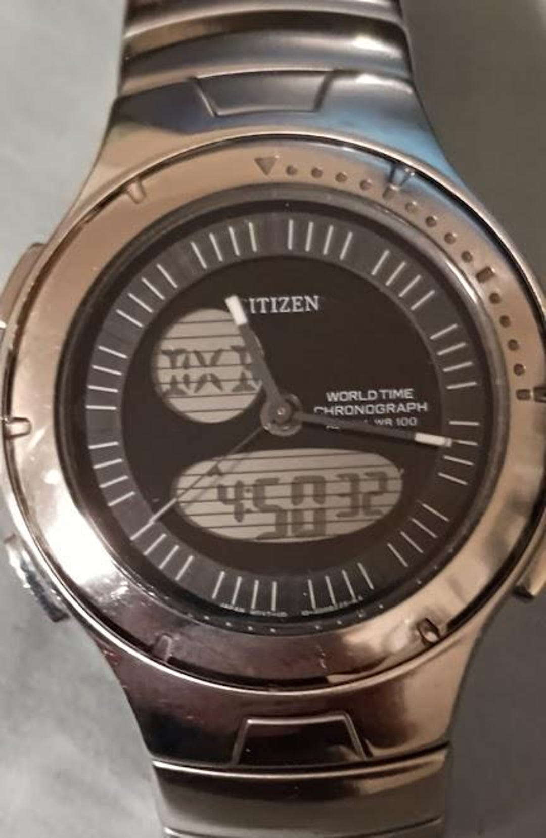 Vintage 'UFO' Citizen Promaster World Time U010-S000157 Analogue/digital, Serviced - Etsy