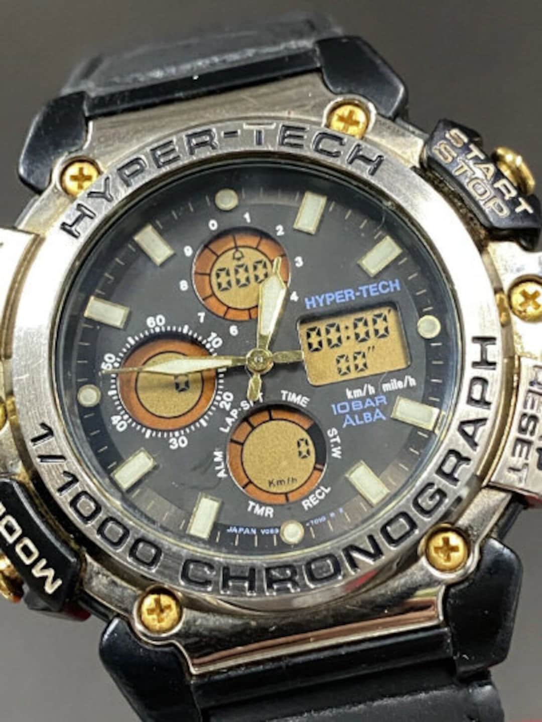 Vintage Seiko ALBA V083-7010 Hyper-tech 1/1000 Sec Vintage Seiko ALBA V083-7010 Hyper-tech 1/1000 Sec