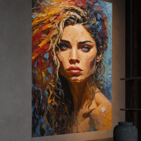 Female Portrait - Etsy