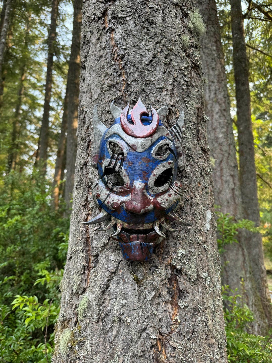 Blue Spirit Mask - Etsy