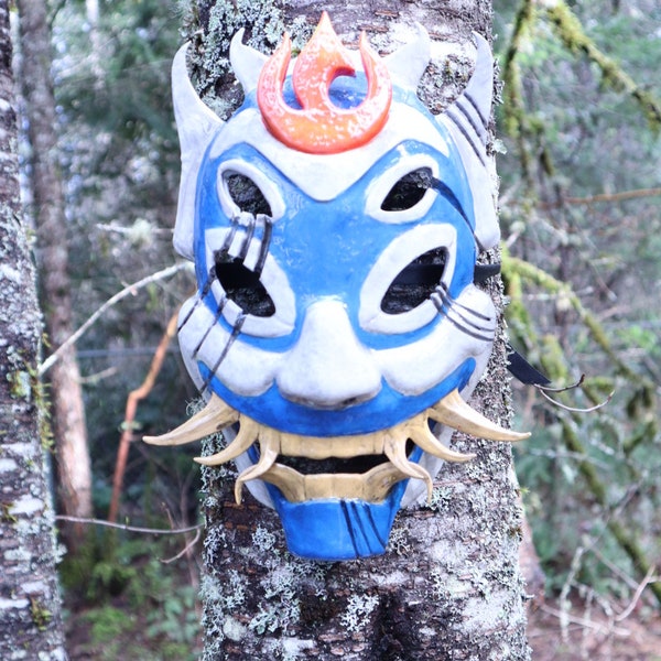 Blue Spirit Mask - Etsy