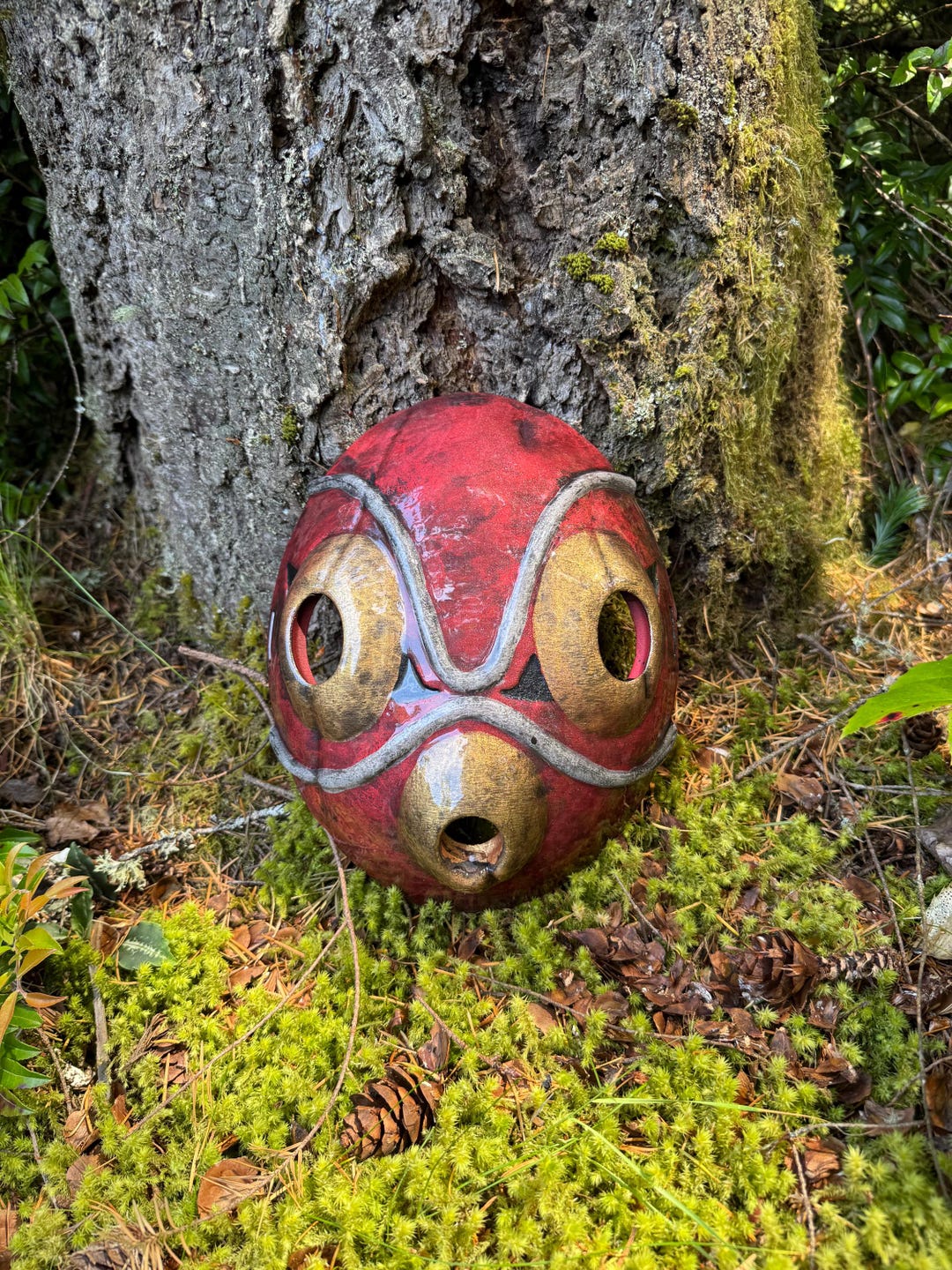 Princess Mononoke Mask - Etsy