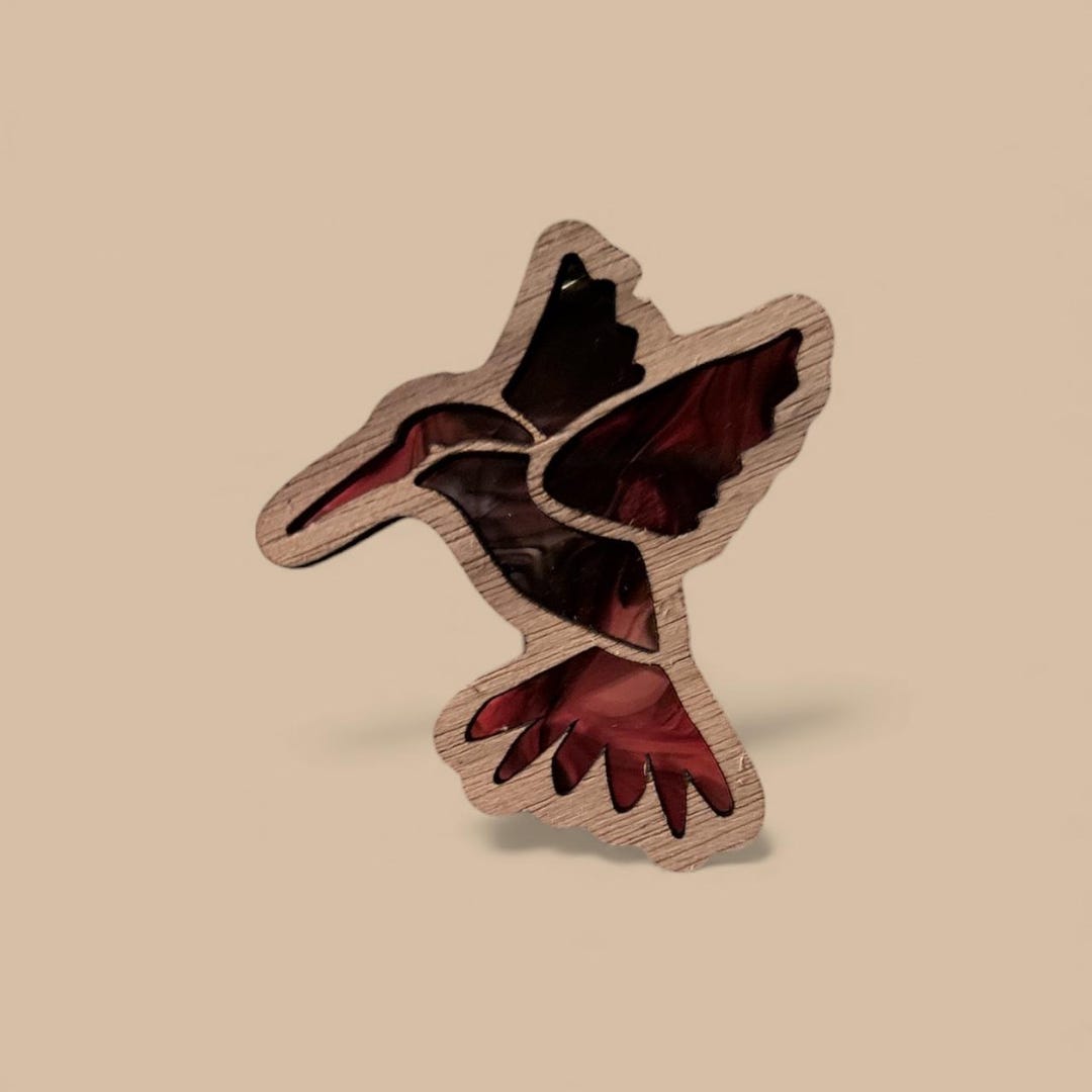 Layered Hummingbird Magnet - Etsy