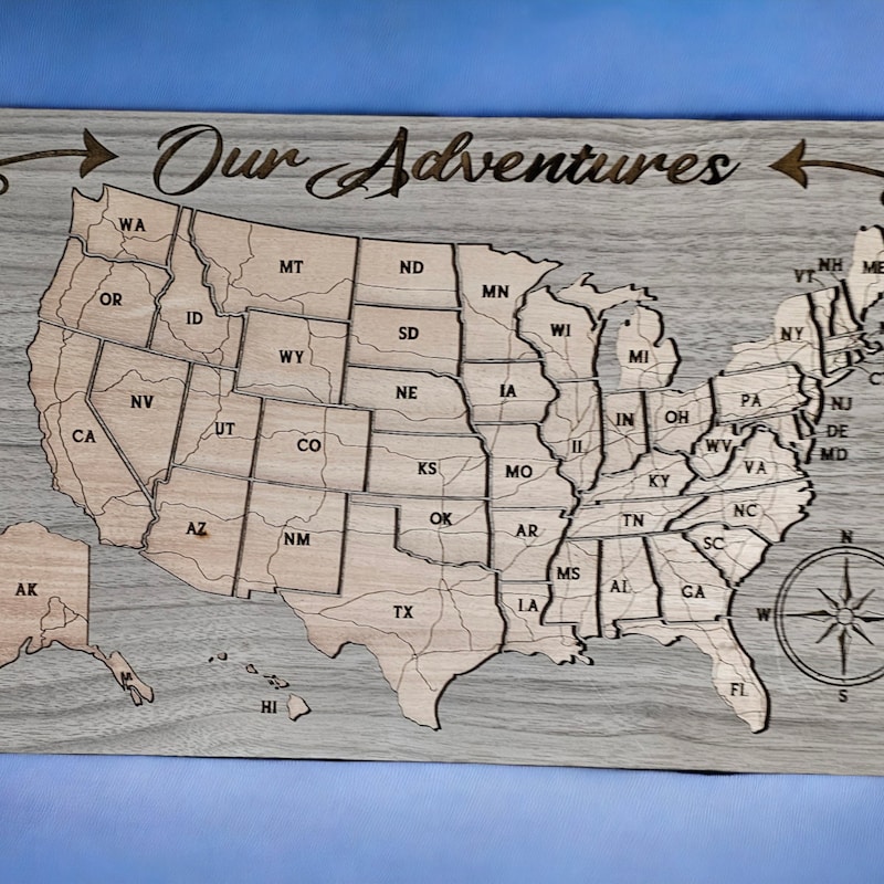 Adventure Map - Etsy