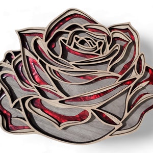 Layered Rose-3 Layers - Etsy