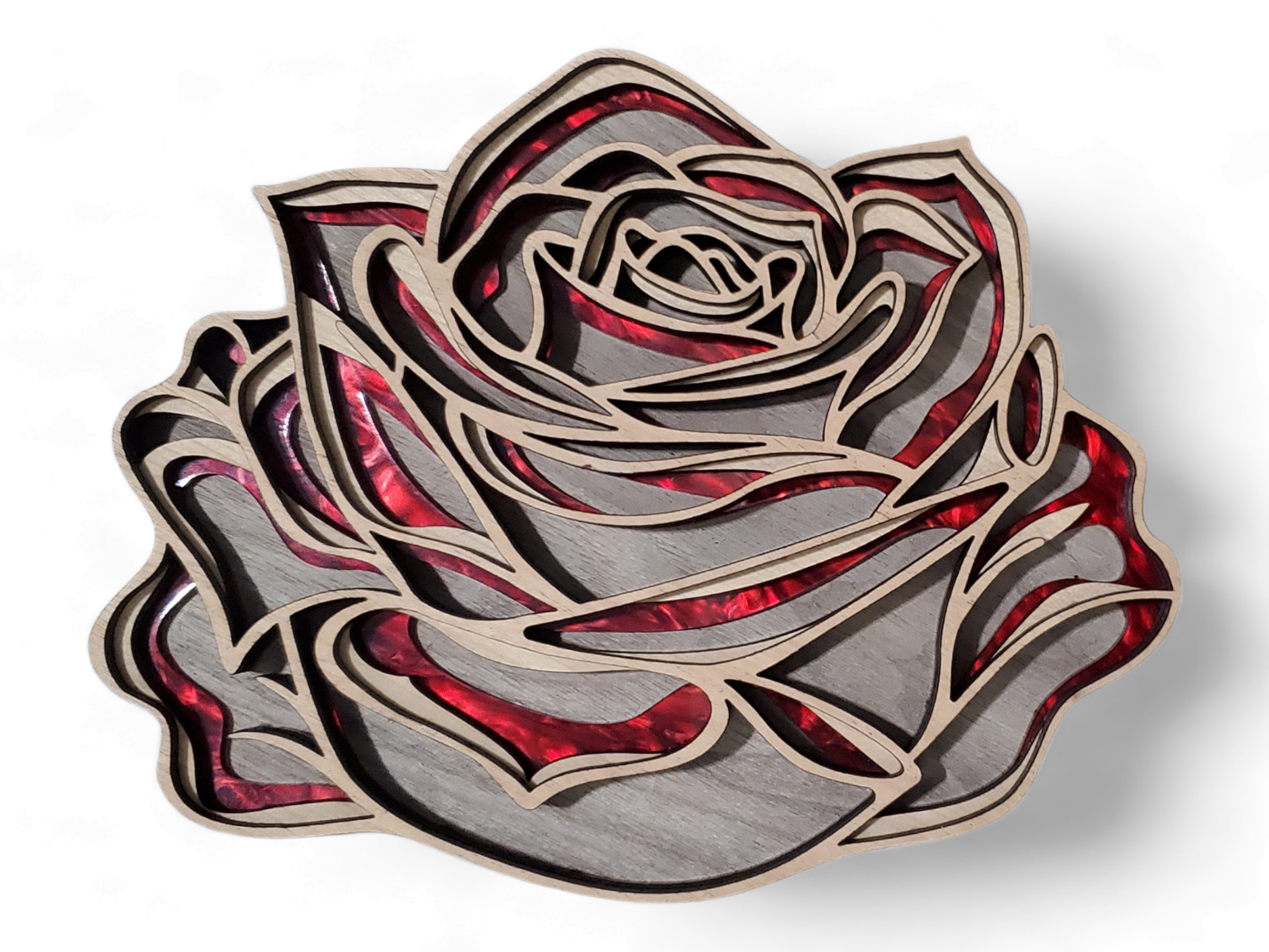 Layered Rose-3 Layers - Etsy