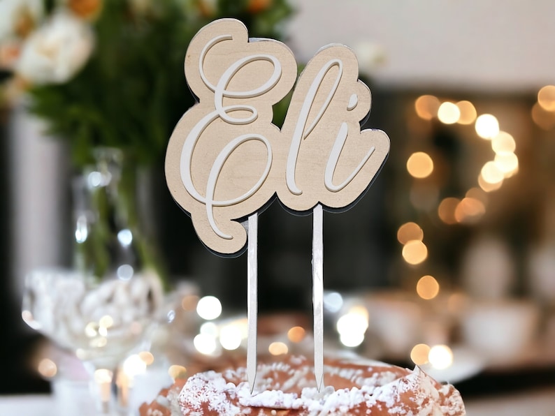 Name Cake Topper - Etsy