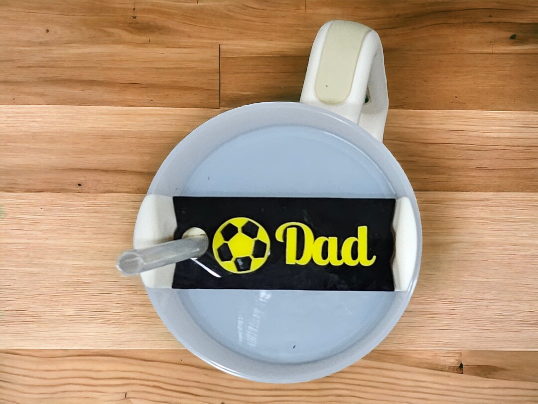 Cup Topper- Soccer Dad - Etsy