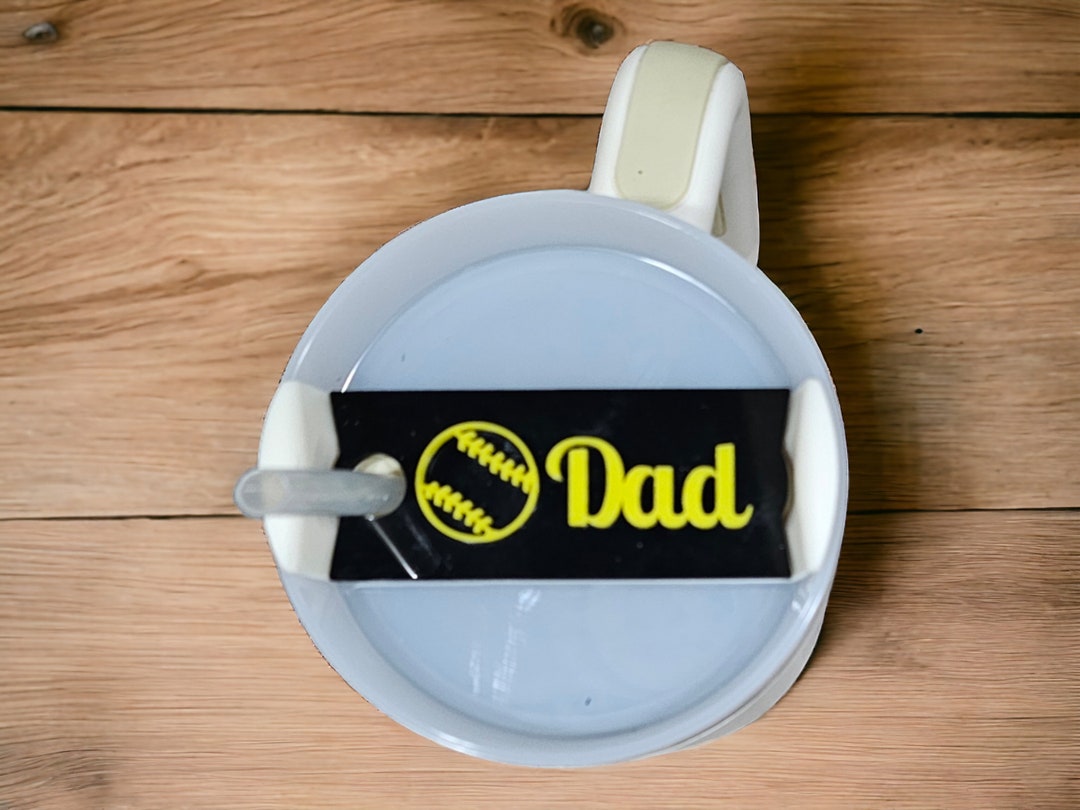 Cup Topper- Baseball Dad - Etsy