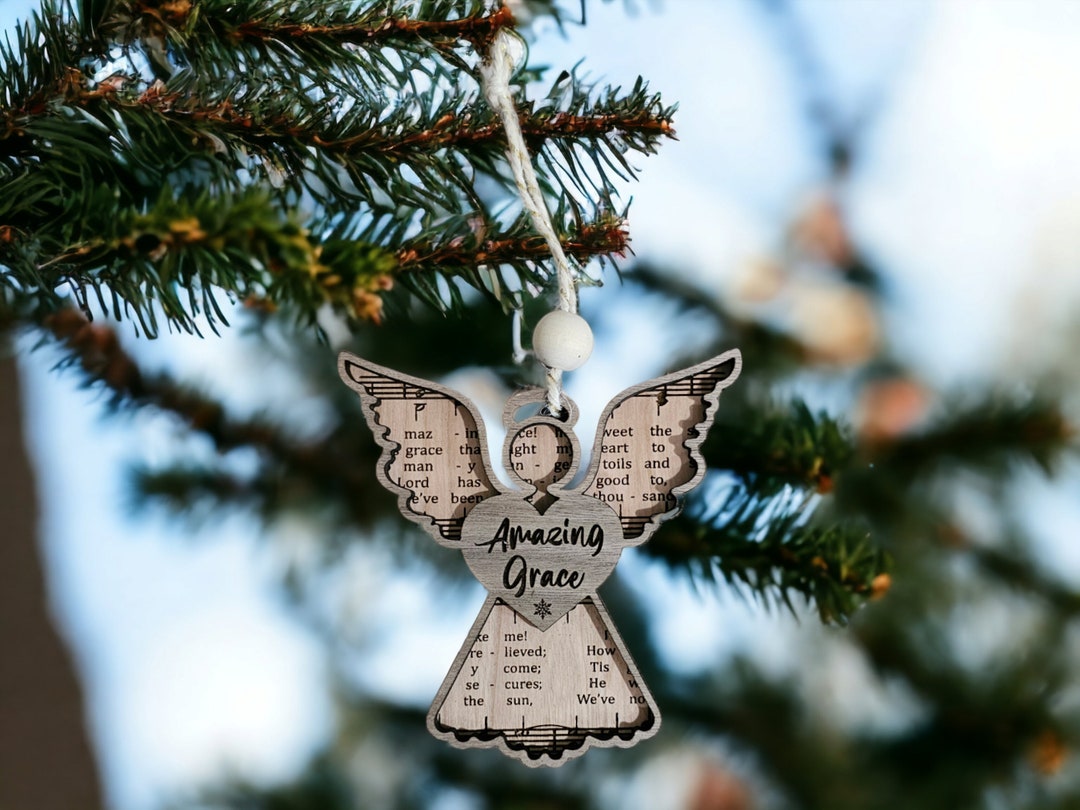 Amazing Grace Angel Ornament - Etsy