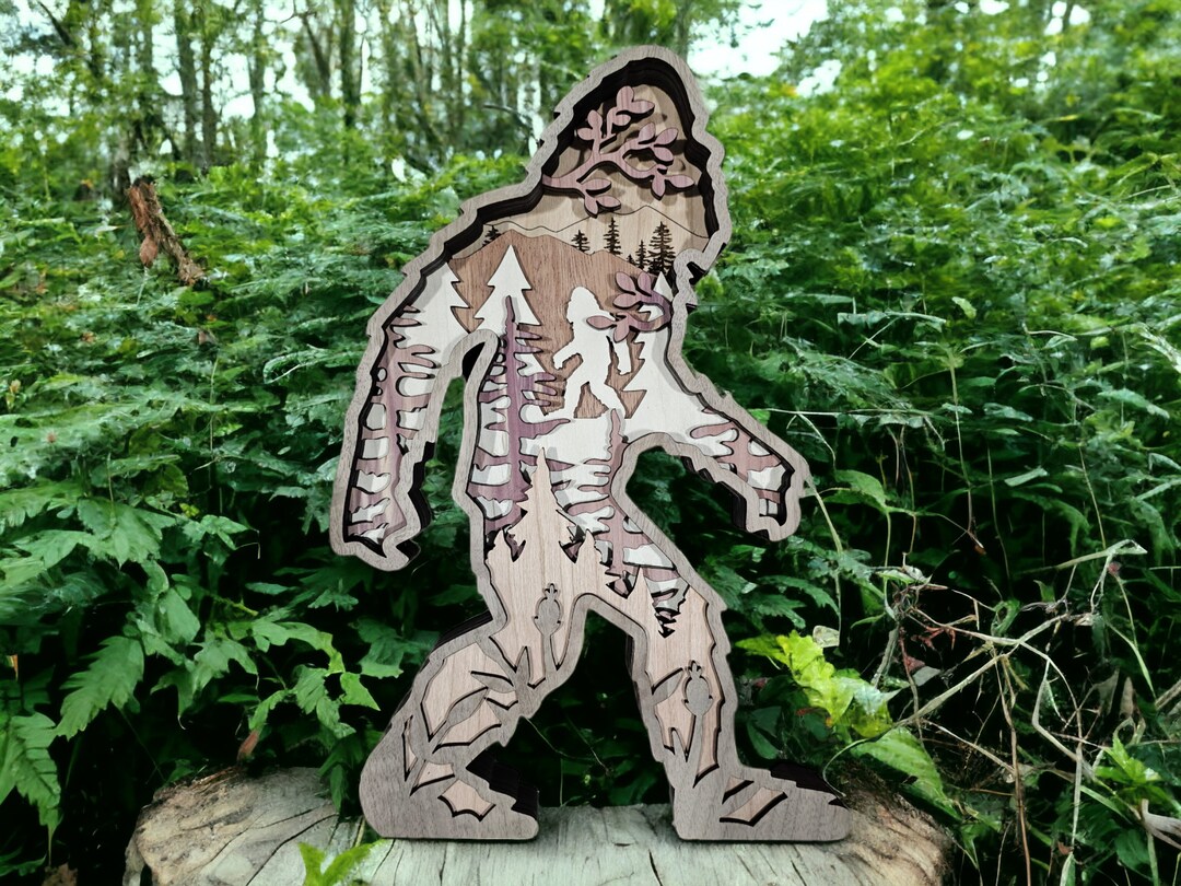 Layered Bigfoot - Etsy