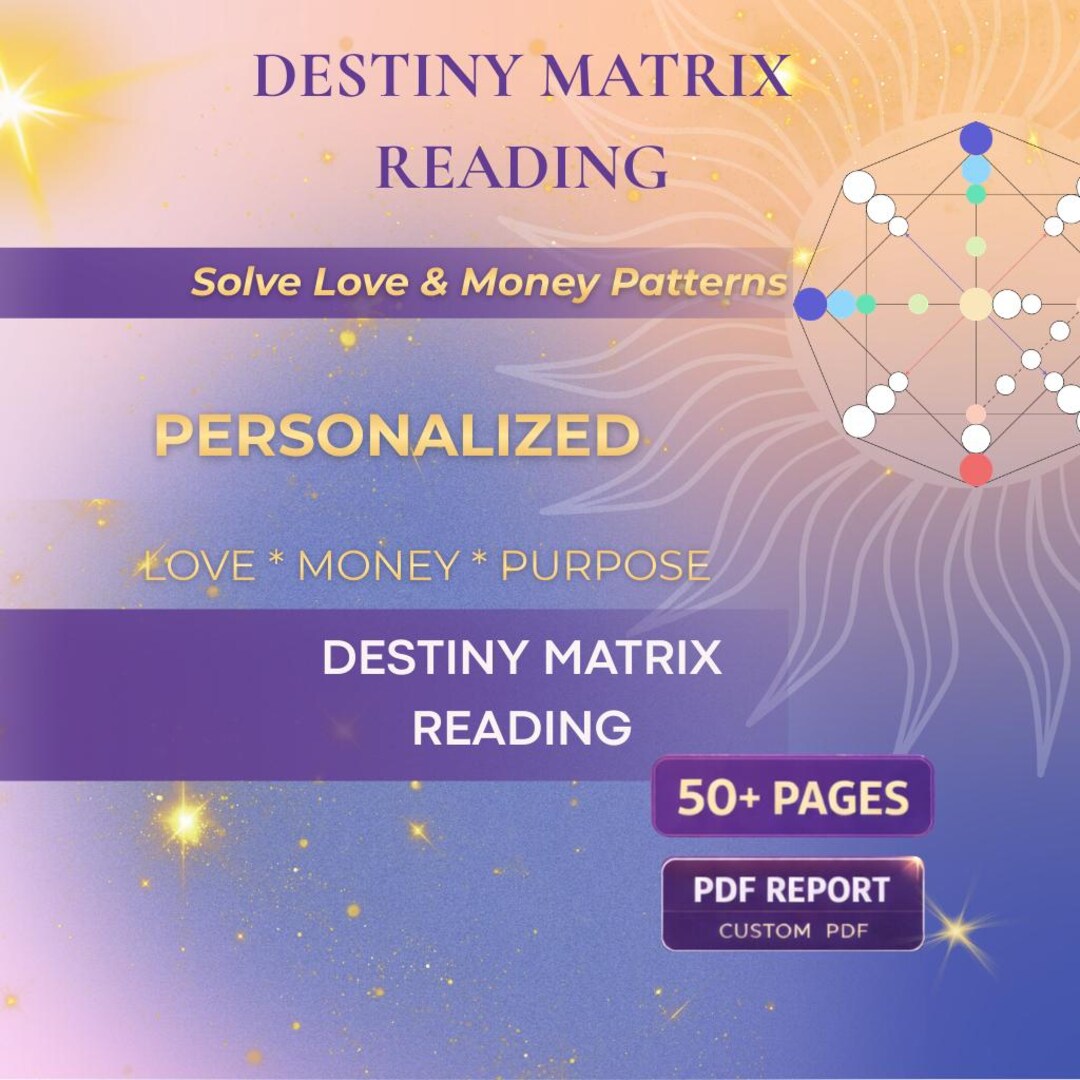 Destiny Matrix Full Reading - Etsy