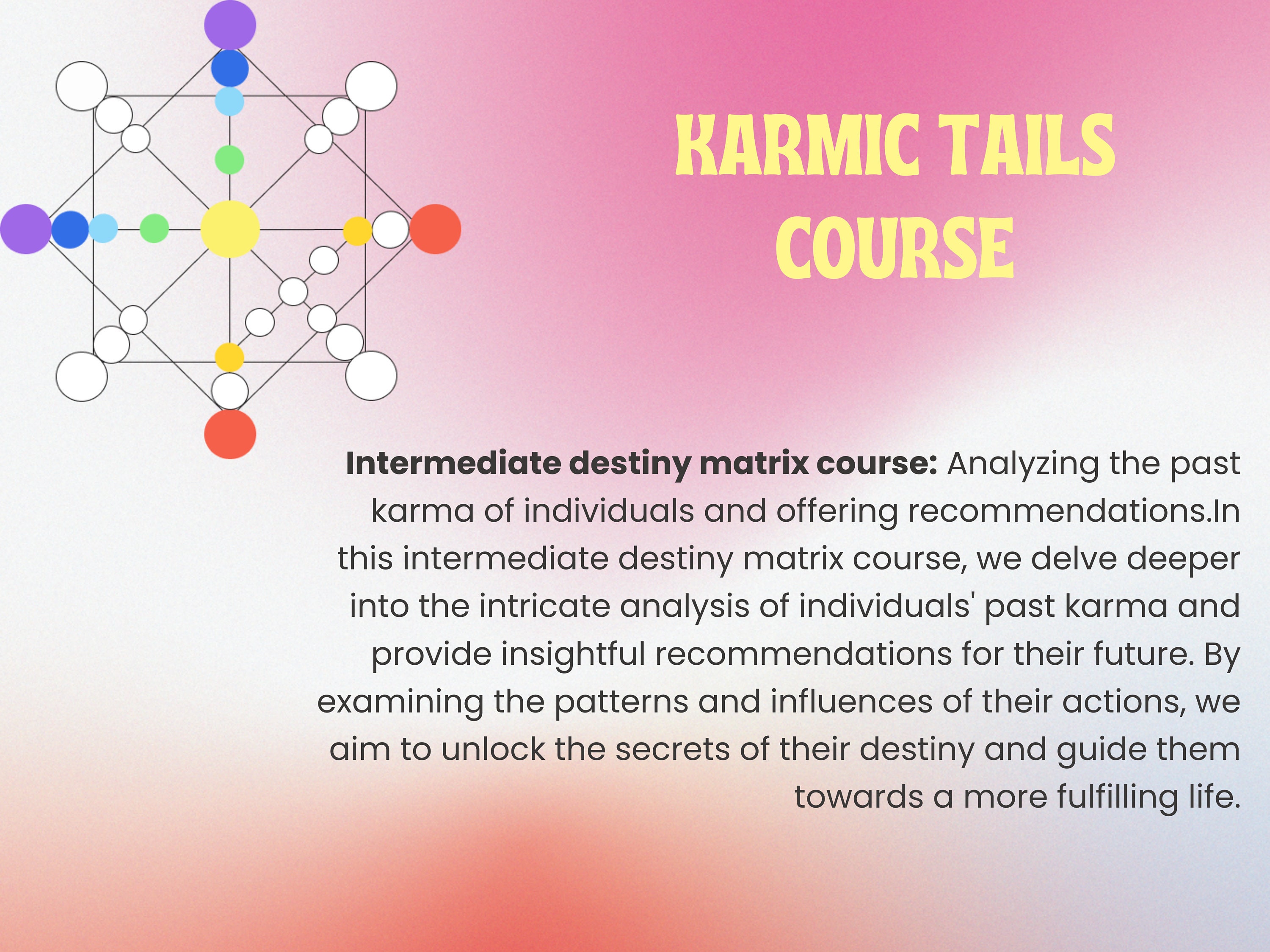 Destiny Matrix Course - Intermediate (karmic Tails) - Etsy