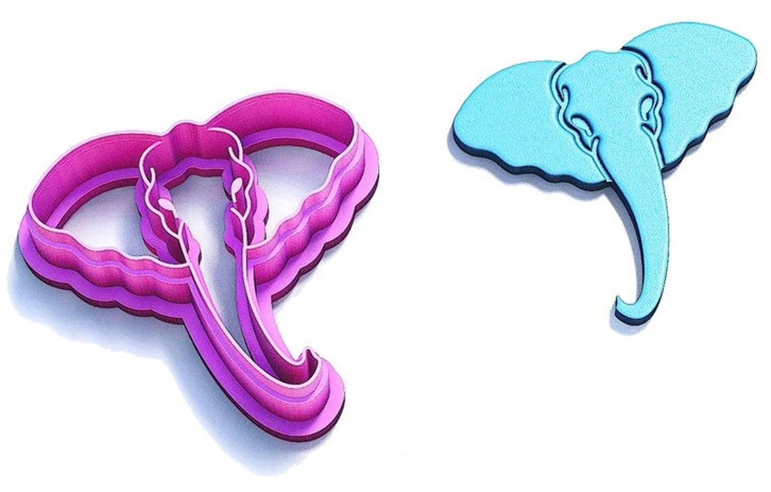 Elephant Polymer Clay Cutters - Etsy