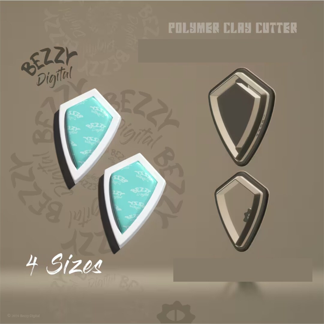 Indi L Polymer Clay Cutter 4 Sizes Included - Etsy