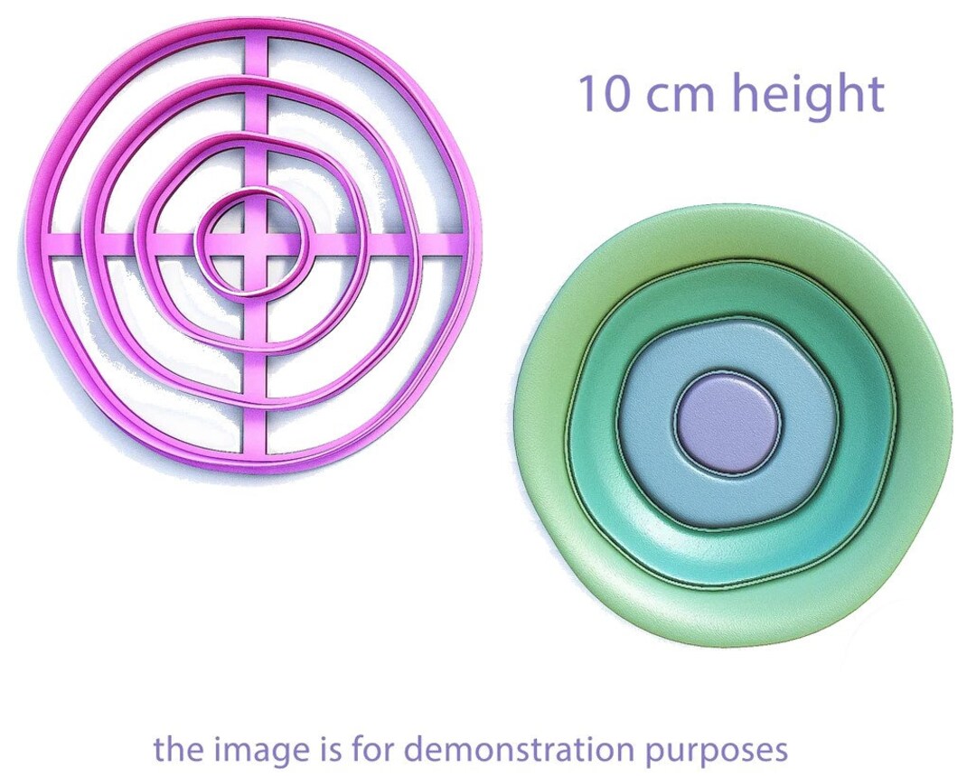 Organic Circle Trinket Dish Cutter for Your Polymer Clay Project Fast ...