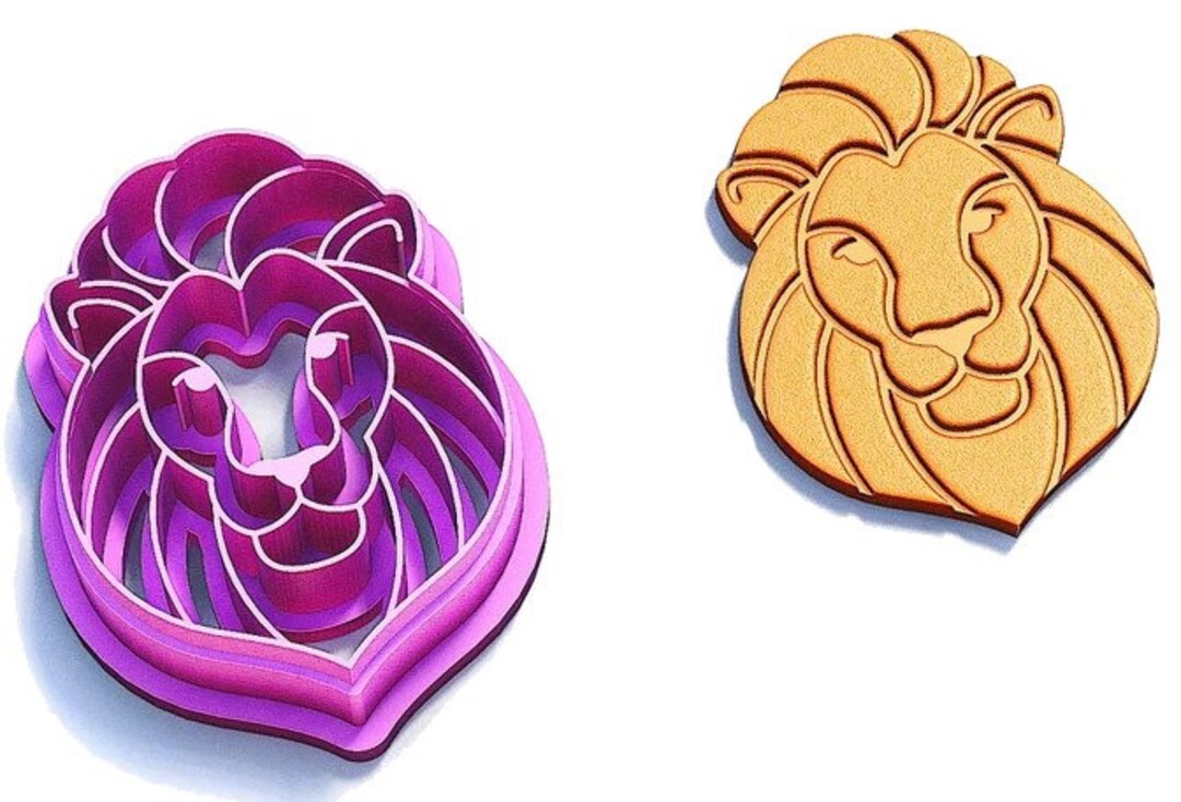 Lion Polymer Clay Cutters - Etsy