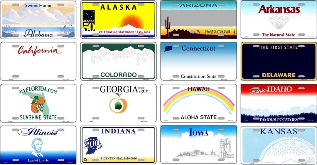 Custom License Plate Stickers Waterproof - Etsy