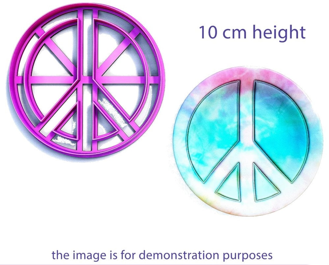 Trinket Dish Peace Symbol Polymer Clay Cutter Fast Shipping - Etsy