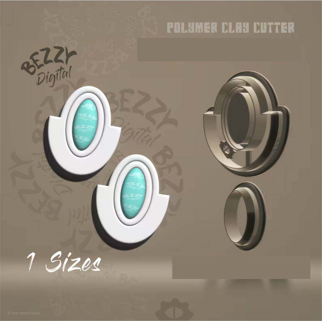 Indio Oval Polymer Clay Cutter - Etsy