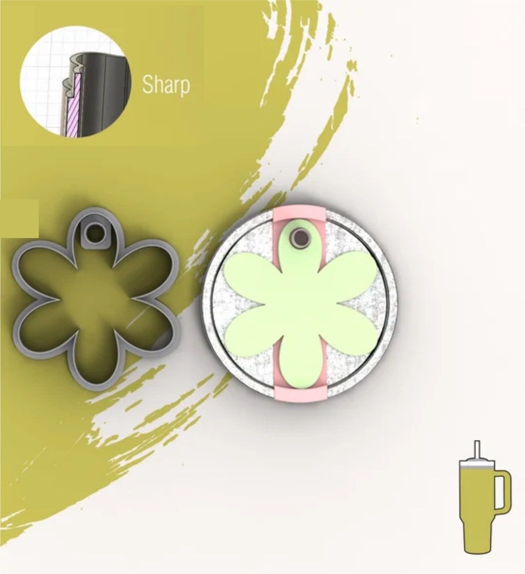 Stanley Topper Flower Shape Tag Polymer Clay Cutters - Etsy