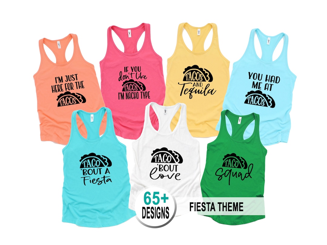 103- Fiesta Theme Party Shirts, Taco Theme Shirts, Funny Fiesta ...