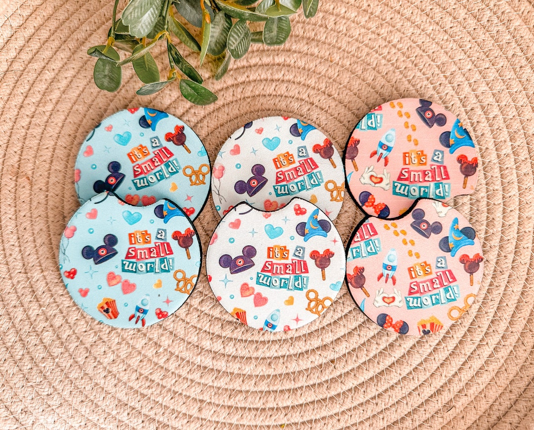 Disneys Its a Small World Inspired Car Coasters Small World Car ...