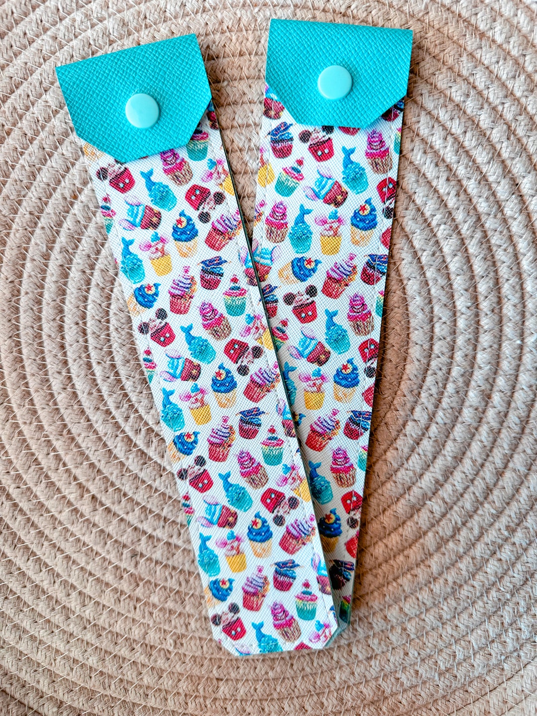 Park Snacks Themed Reusable Straw Holder Park Accessories - Etsy